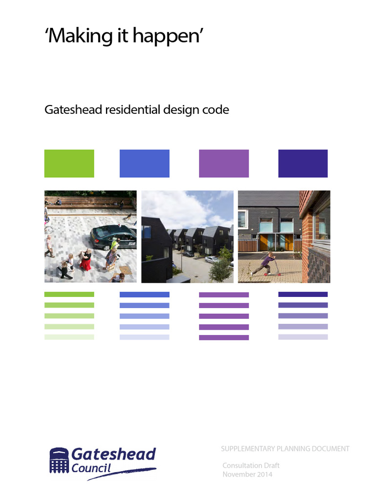 Gateshead Residential Design Code | PDF | Landscape | Pedestrian