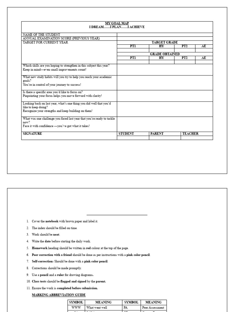 Science Notebook Face Sheet | PDF | Cognition | Learning