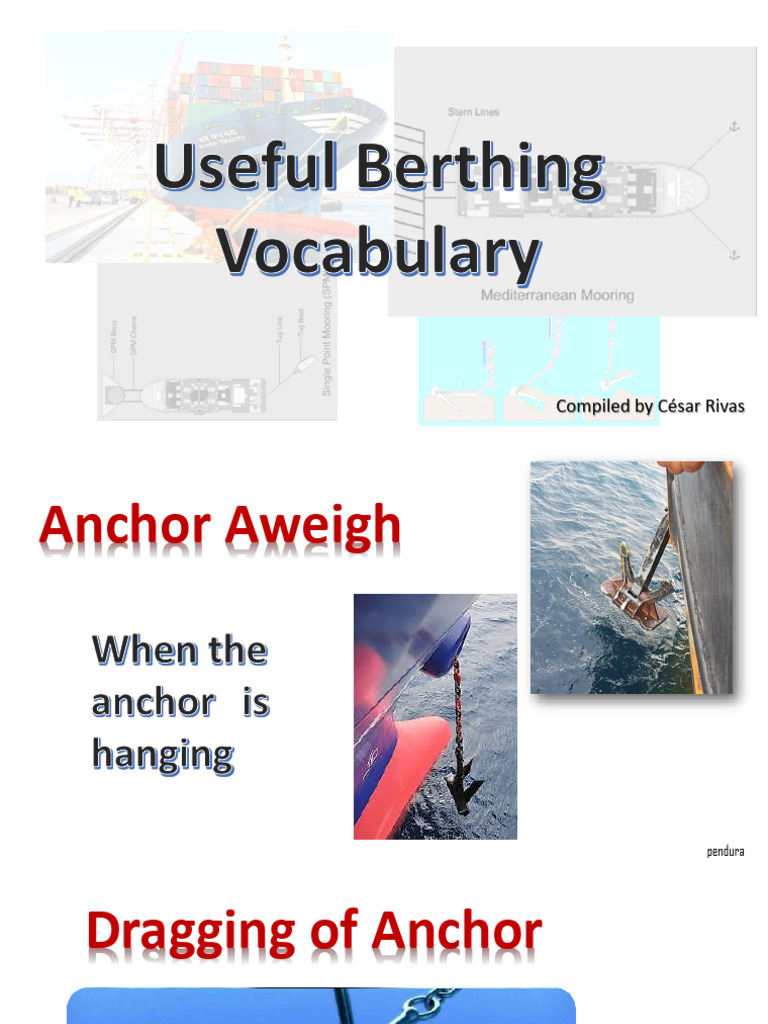Vocabulary For Mooring | PDF