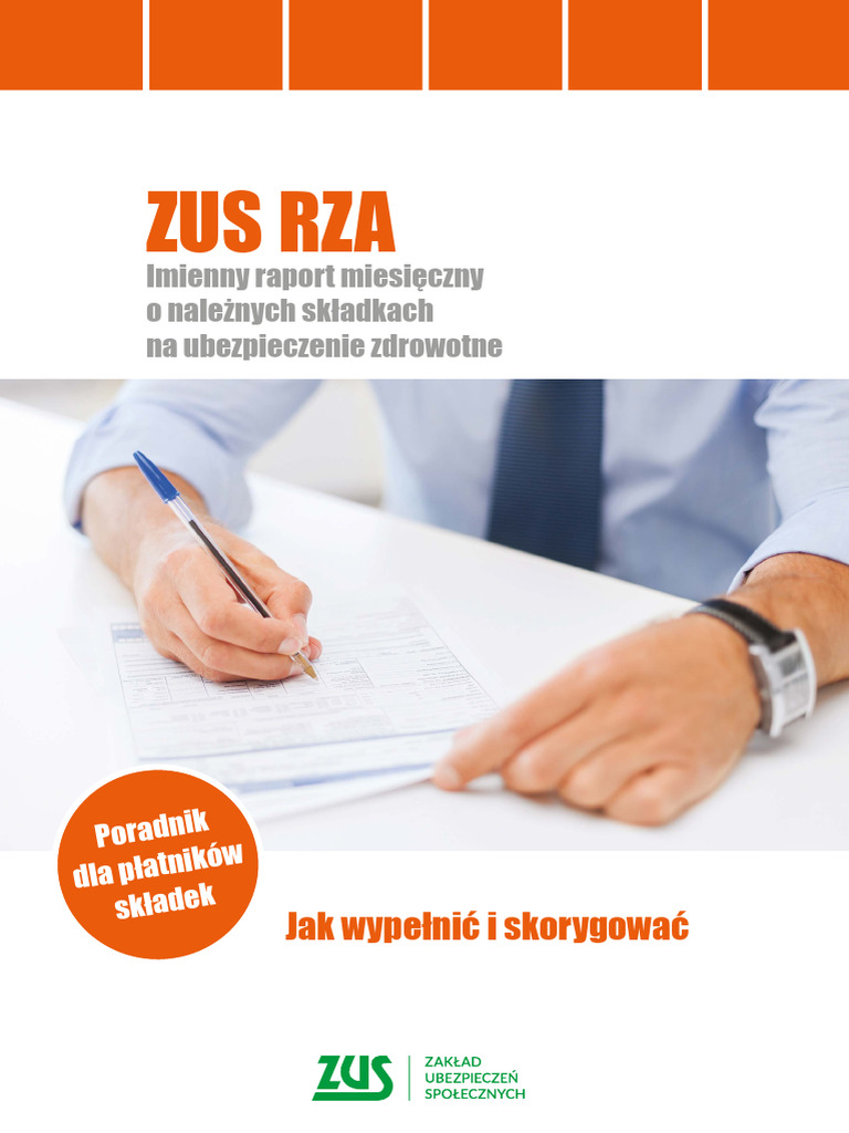 ZUS RZA Poradnik | PDF