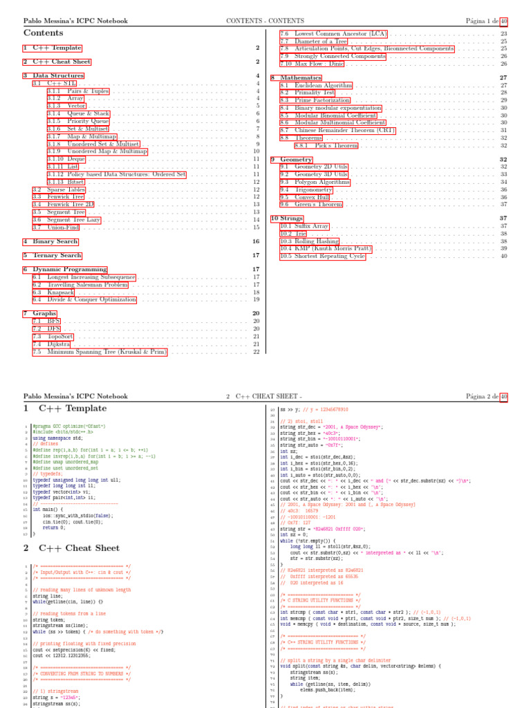 Latex | PDF | Integer (Computer Science) | C++