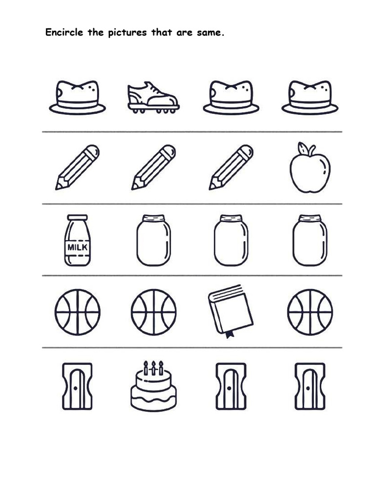 Worksheet LKG English | PDF