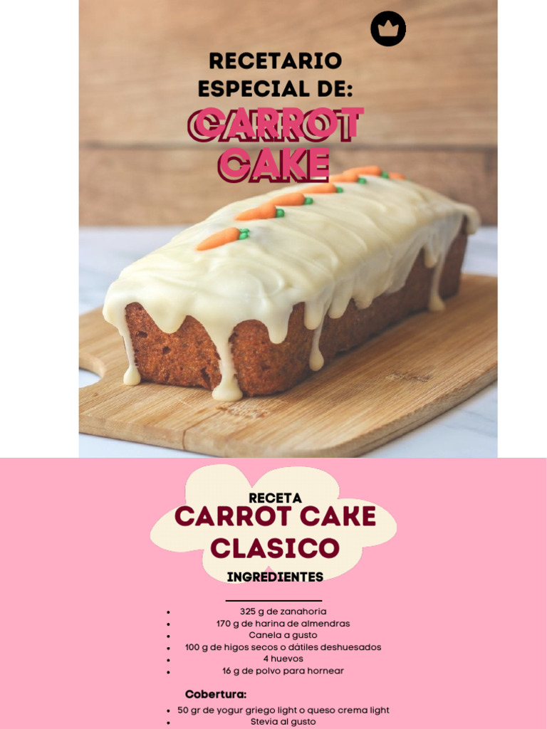 Carrot Cake | PDF | Chocolate | Alimentos