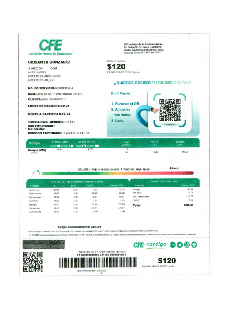 Comprobante de Domicilio | PDF