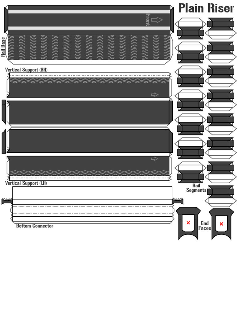 Riser, Plain (Black & White) | PDF