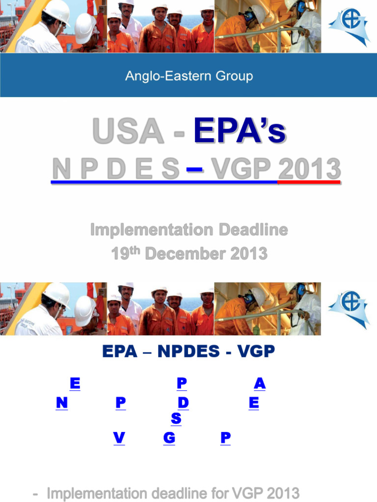 Npdes - VGP | PDF | Clean Water Act | Water