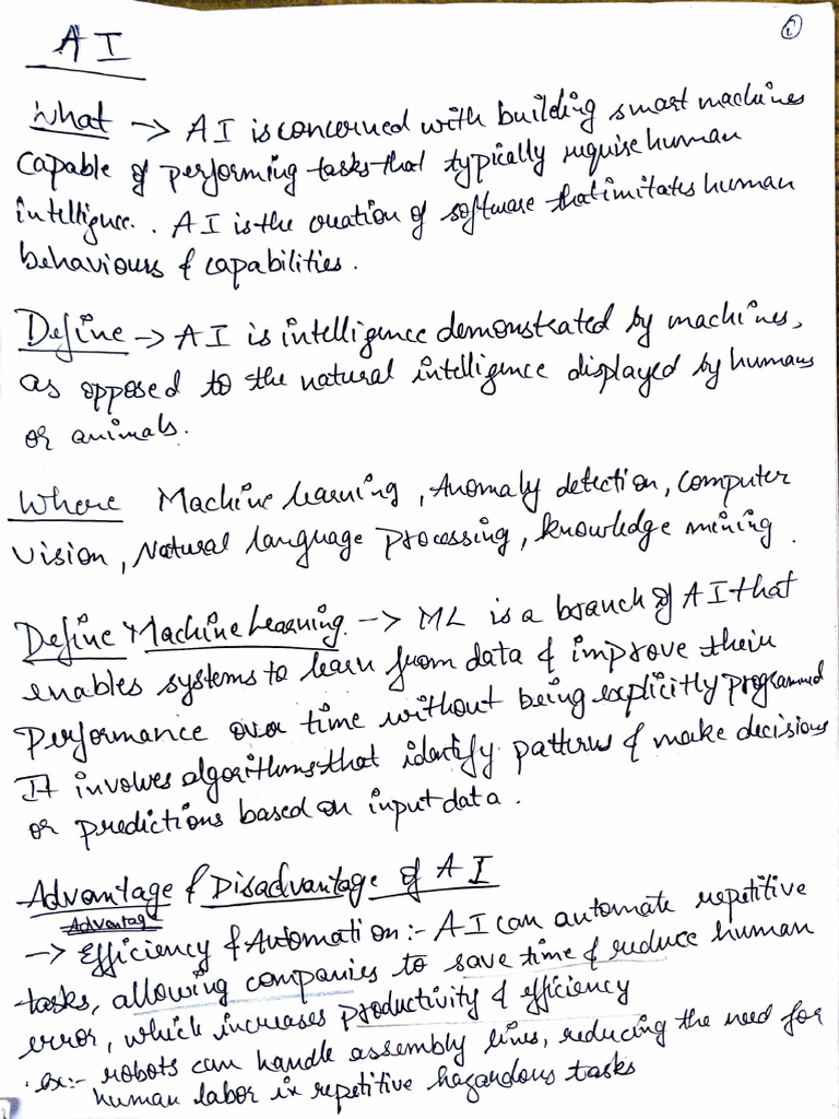 AI Notes | PDF