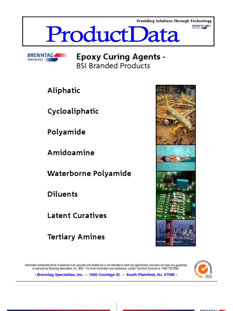 Epoxy Curing Agent Brochure | PDF | Epoxy | Materials Science