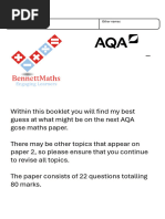 Maths Paper 2 Mock Exam 2025 | PDF | Geometry | Classical Geometry