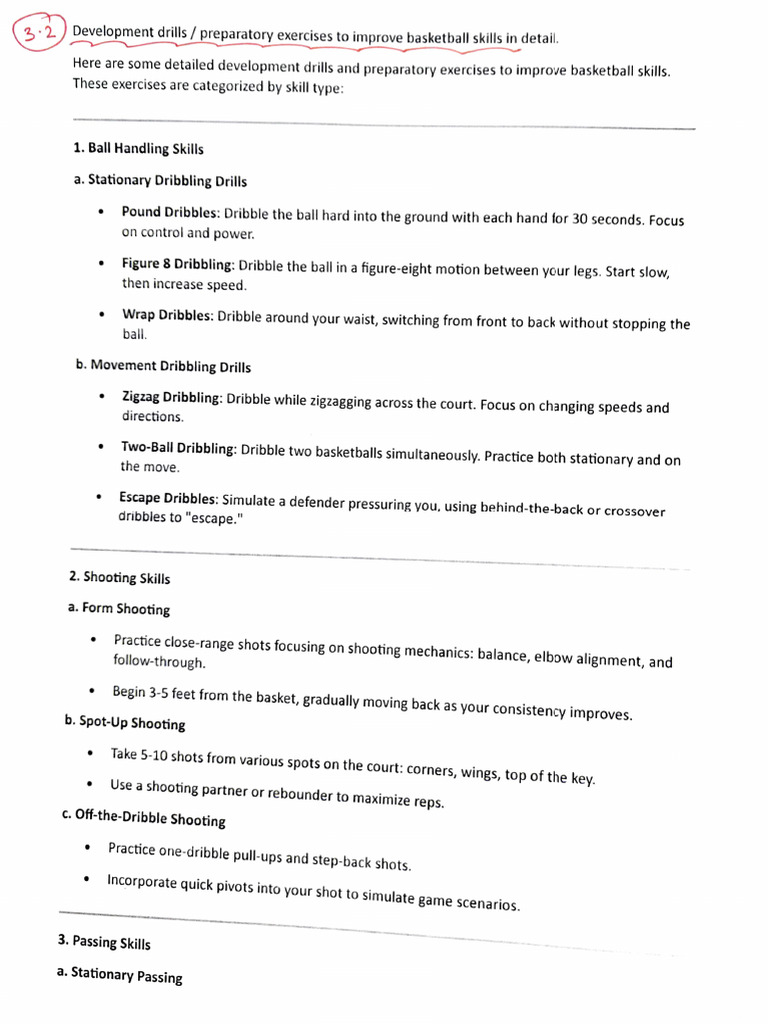 Basketball Skill Development Drills | PDF