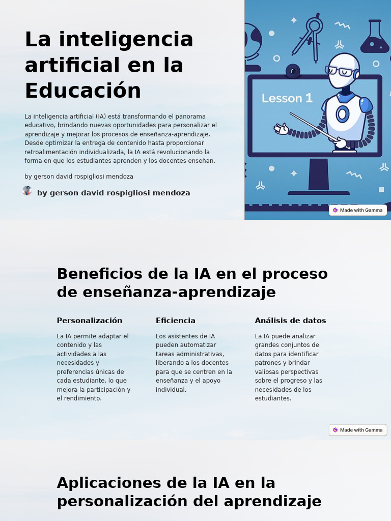La Inteligencia Artificial en La Educacion | PDF | Inteligencia ...