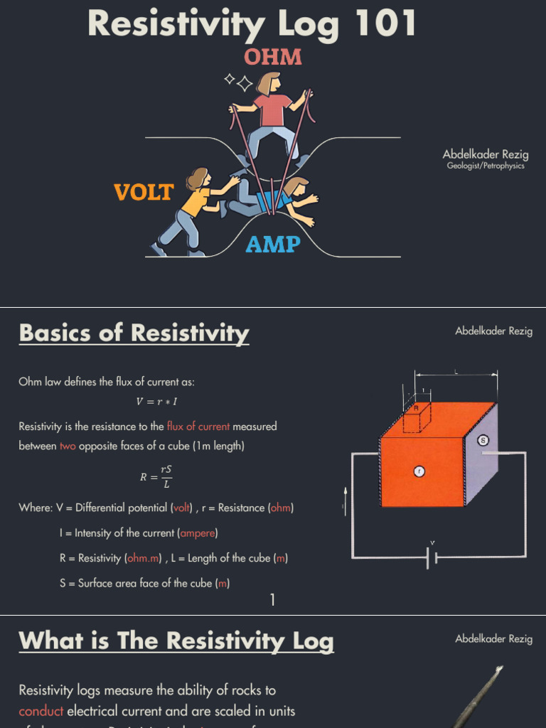 Resistivity Log 101 | PDF | Electrical Resistivity And Conductivity ...