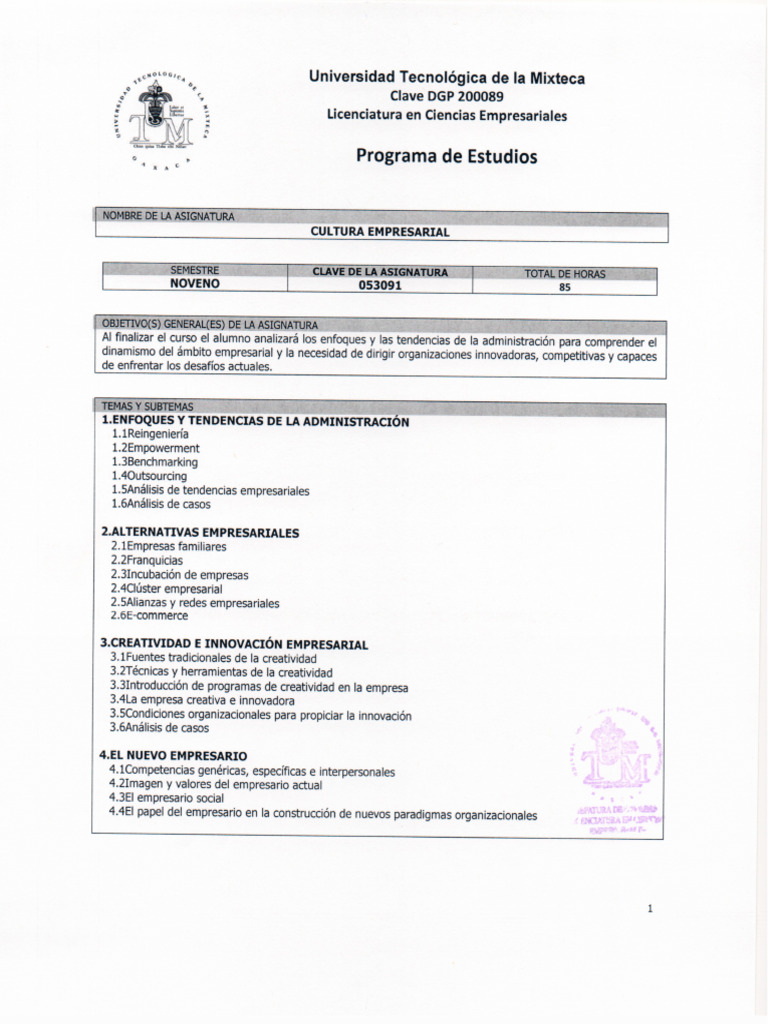 Cultura Empresarial | PDF