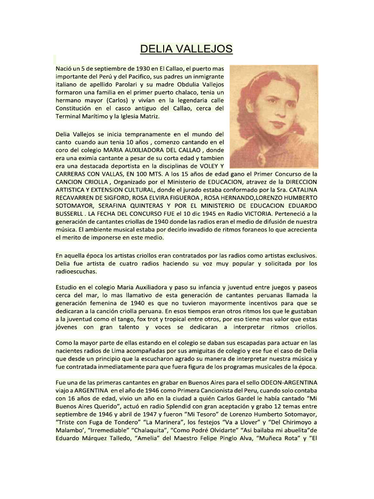 Delia Vallejos | PDF