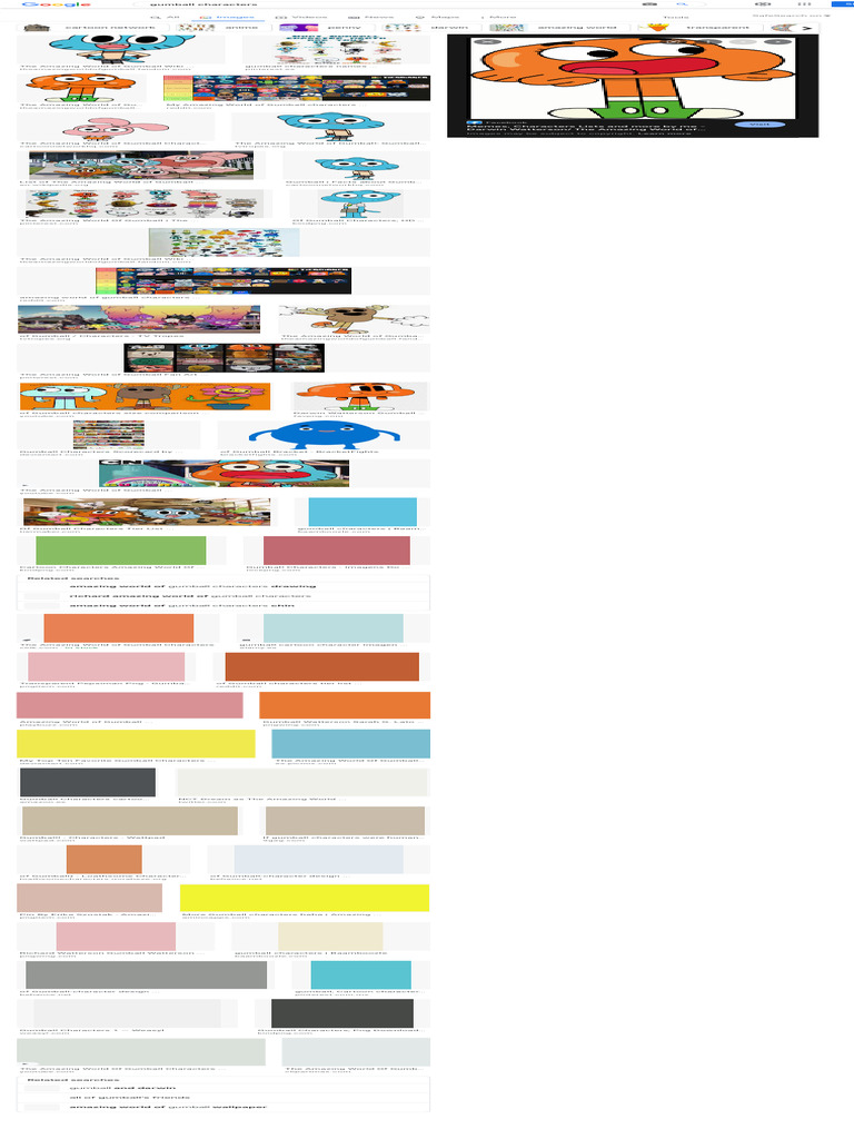 Gumball Characters - Google Search | PDF