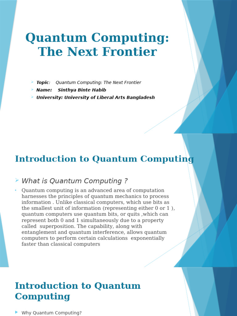 Quantum Computing | PDF