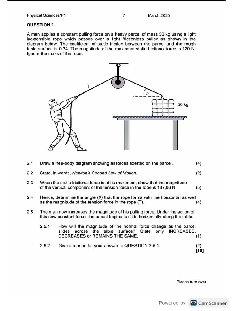 Physical Sciences Test | PDF
