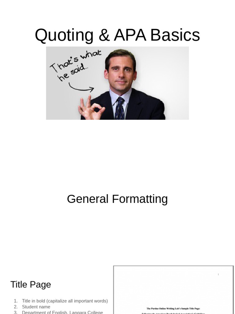 Quoting & APA Basics (New 2024) | PDF | Paragraph | Behavioural Sciences