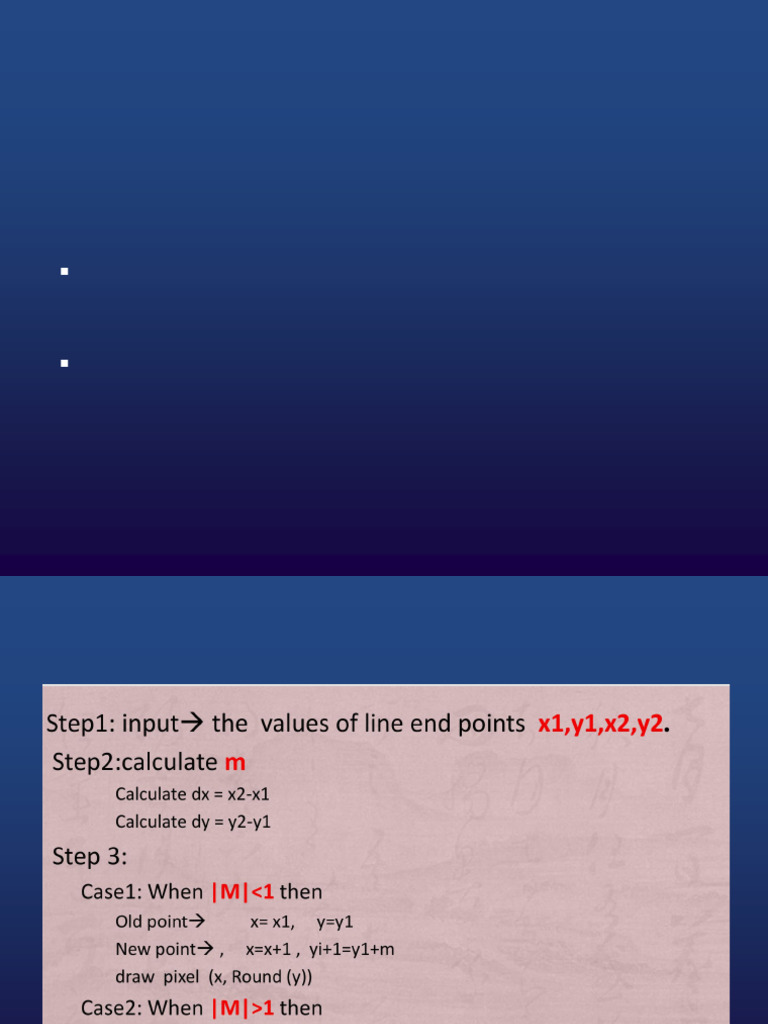 CG 03 Line Plotting 2 | PDF | Mathematical Logic | Computational Science