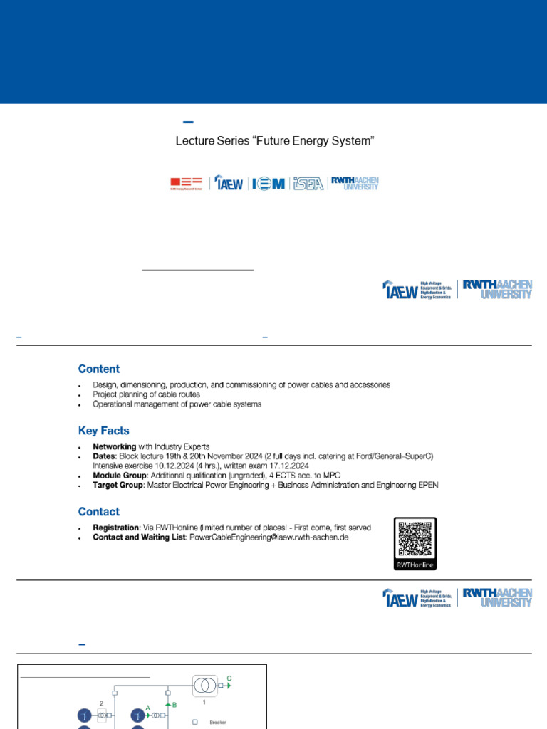 E4 Exercise FES1 WS2425 IAEW Offshore Onshore Wind SolutionSlides ...