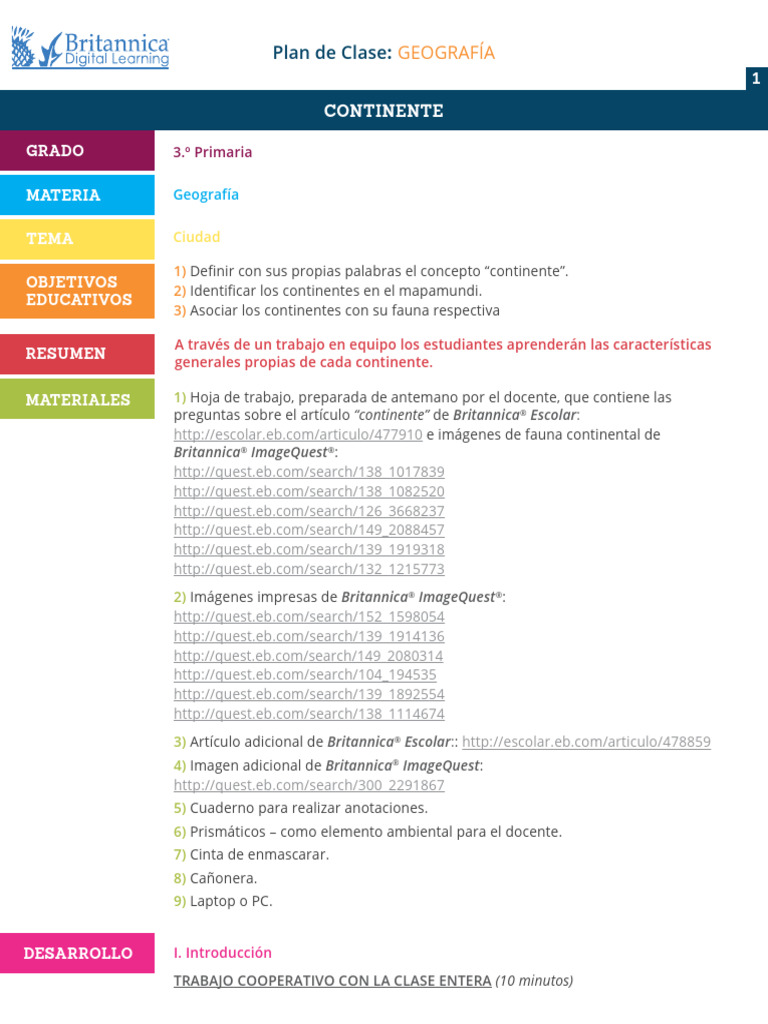 3ogrado Geografia CONTINENTE | PDF | Continente | Encyclopædia Britannica
