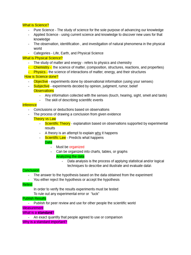 Understanding Science and Measurement | PDF | Measurement ...