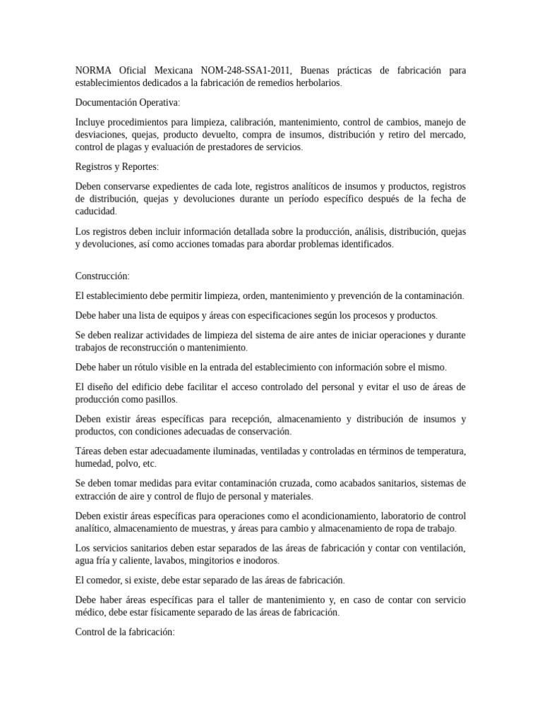 NORMA Oficial Mexicana NOM 248 | PDF | Ventilación (Arquitectura)