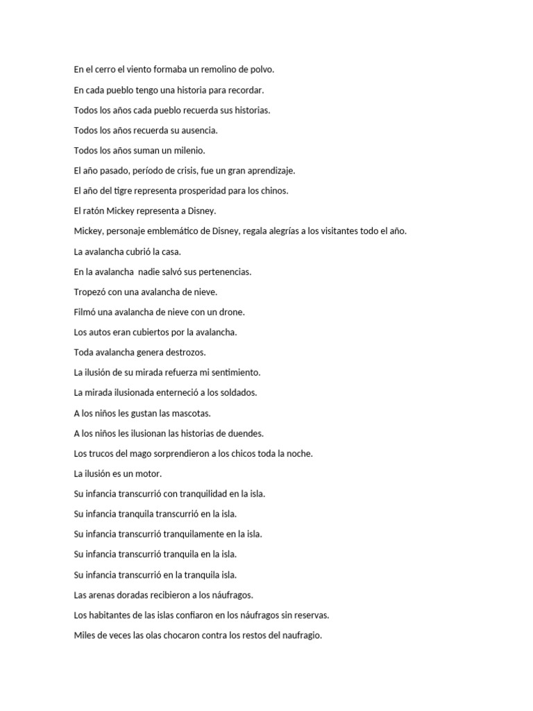 Ejercitacion Analisis Sintatico | PDF