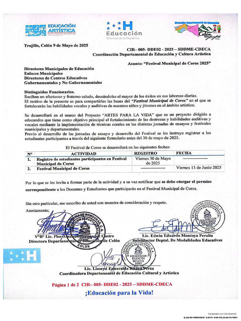 Cir 005 Dde02 2025 Sddme Cdeca | PDF