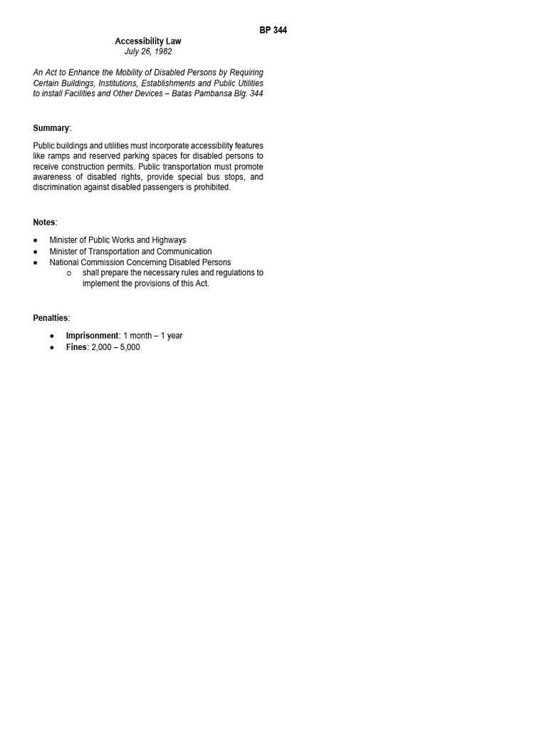 BP 344 | PDF