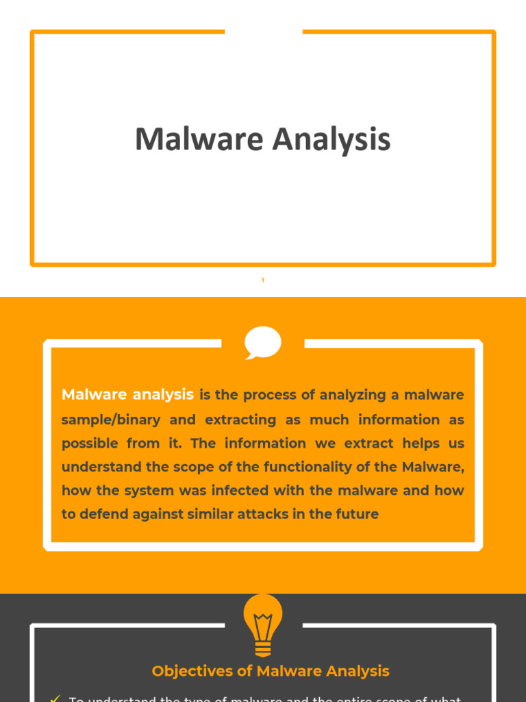 Introduction To Malware Analysis | PDF
