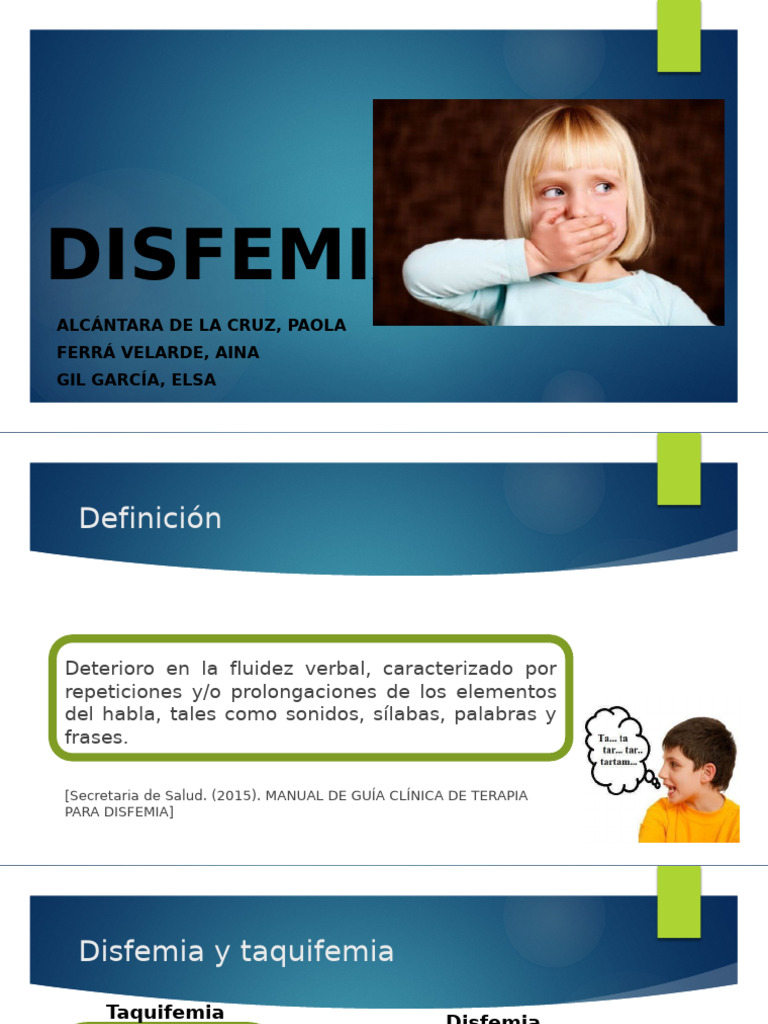 Disfemia | PDF | Tartamudeo | Sicología