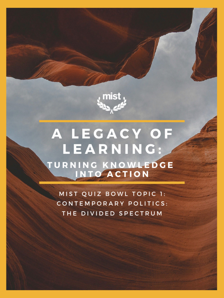 MIST+Quiz+Bowl+Topic+1+ ++Contemporary+Politics +the+Divided+Spectrum | PDF | Social Media ...