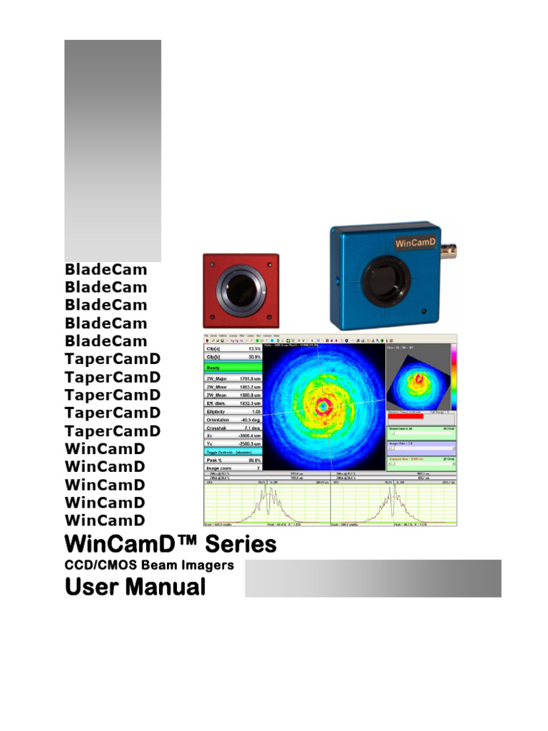 WinCamD Manual | PDF | Optical Filter | Charge Coupled Device
