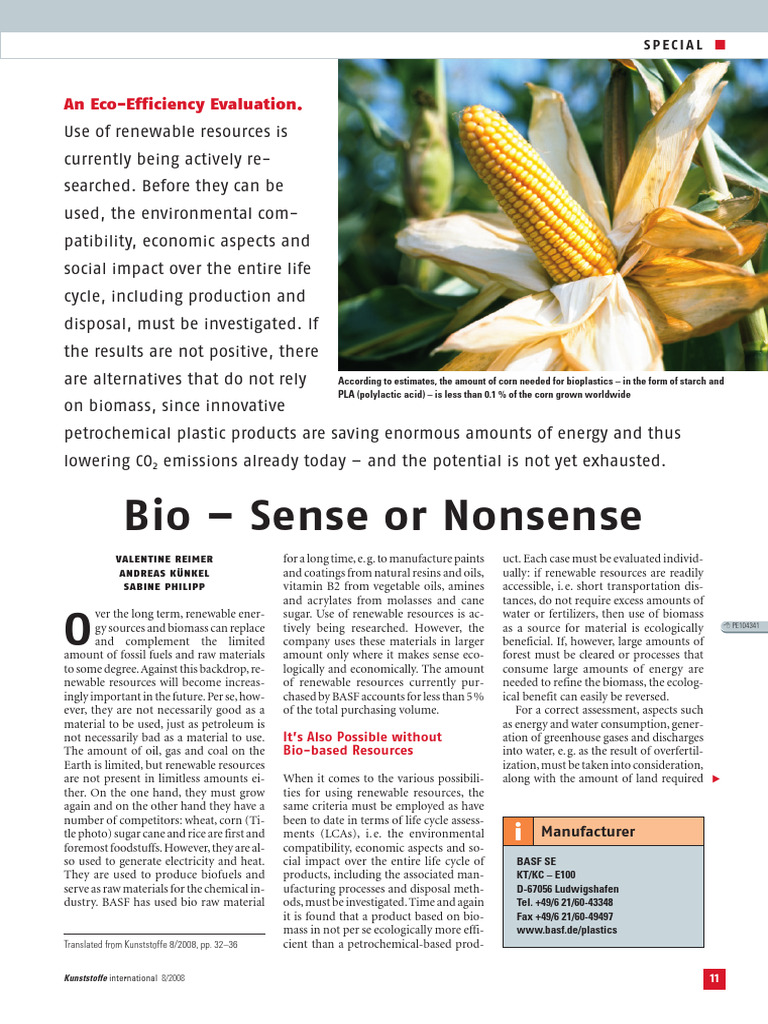 FA KUI 200808 011-014 Bio-Sense or Nonsence | PDF | Biodegradation ...