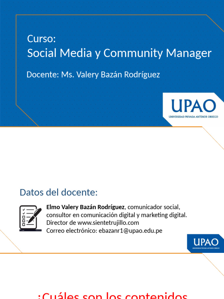 Diapositivas Teoría 01 - Social Media | PDF | Internet | Publicidad digital