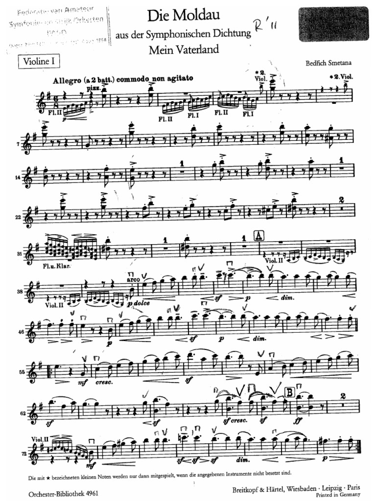 Smetana - Die Moldau | PDF