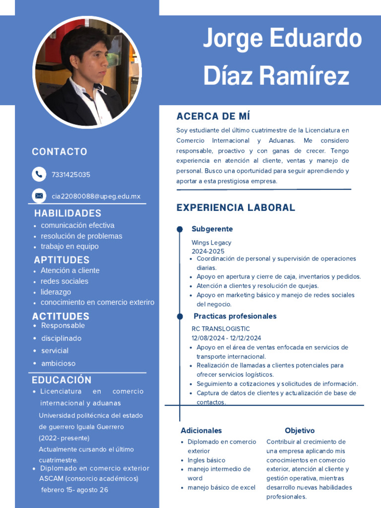 CV Jorge | PDF | Economias | Business