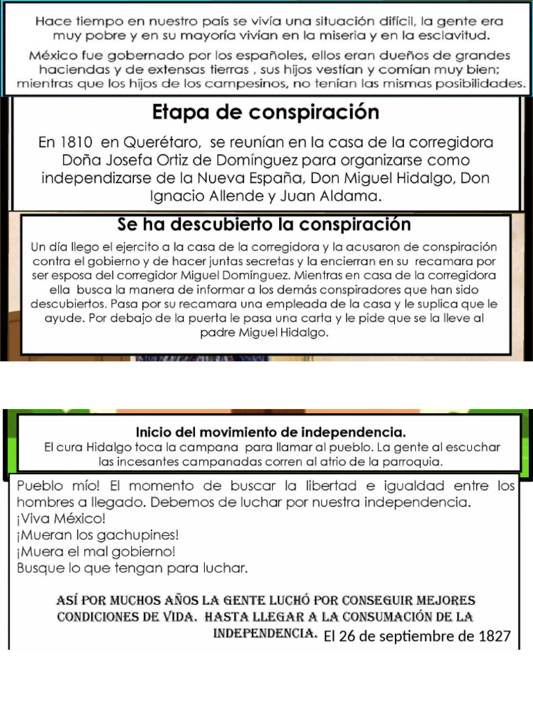 Cuento de La Independencia | PDF