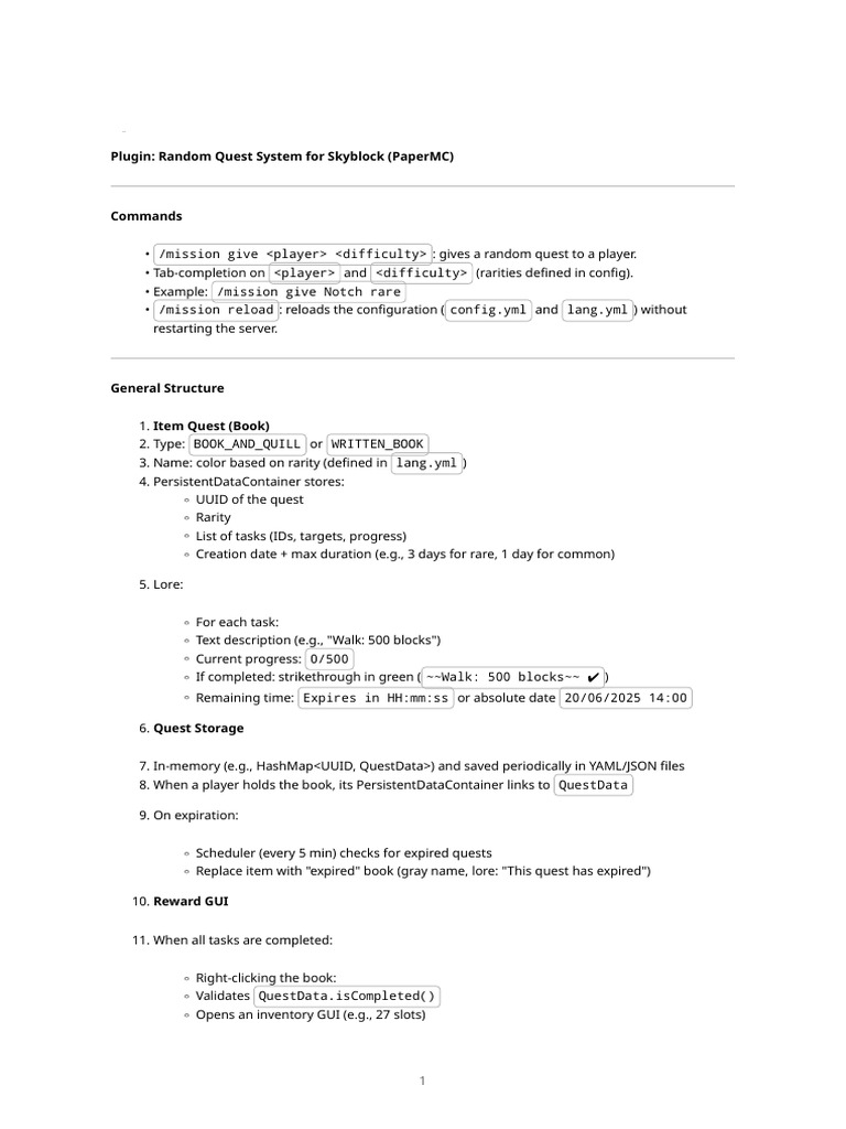 Random Quest Plug Inspec | PDF | Software Engineering | Computer Programming