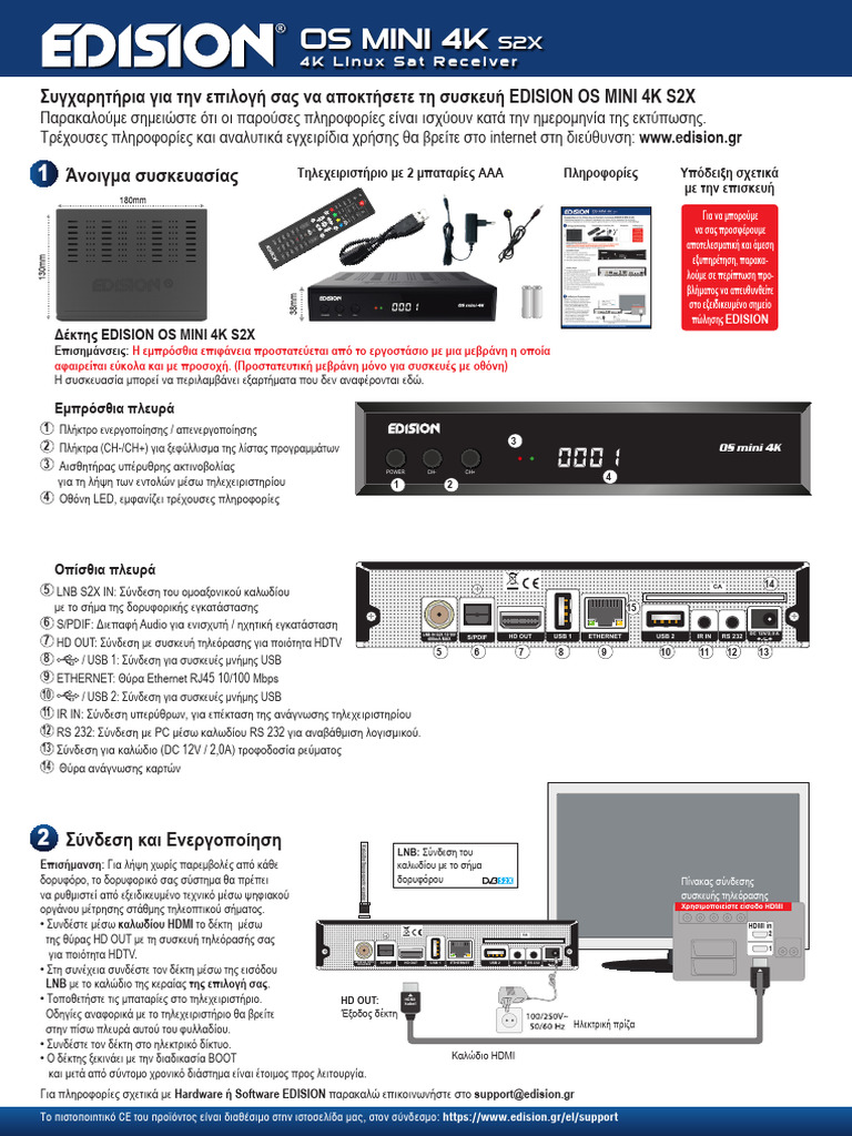 MINI MANUAL OS Mini 4K S2× GR | PDF