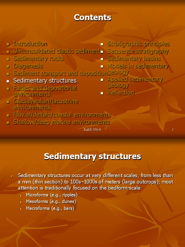 6.sedimentary Structures | PDF | Sedimentary Rock | Stratigraphy