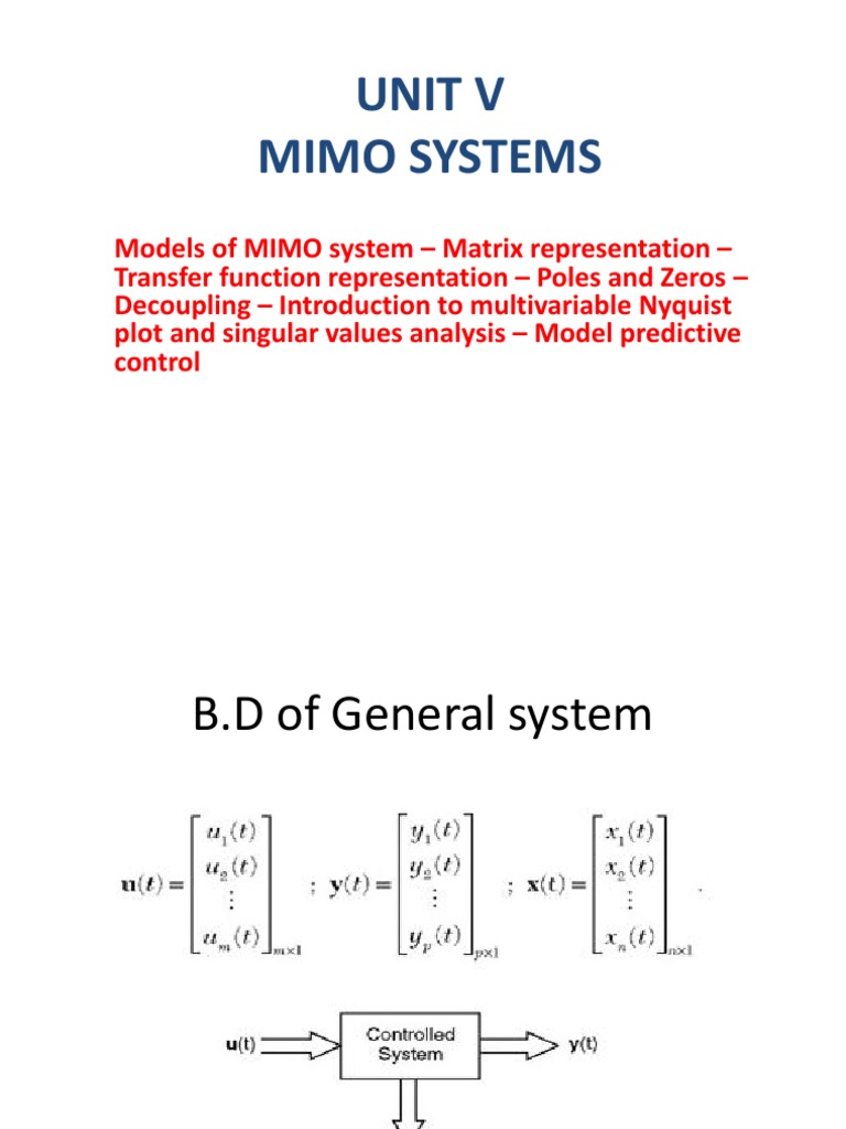 Unit V Mimo Systems | PDF