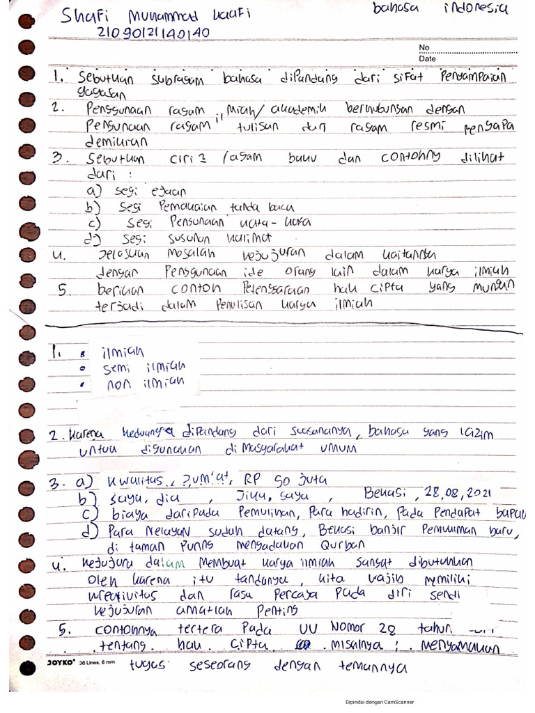 Shafi M Kaafi - Teknik Perkapalan - 21090121140140 | PDF