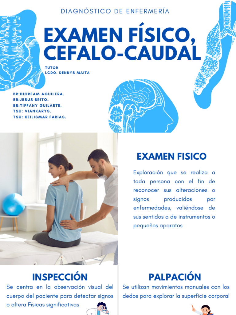 Examen Físico Cefalo-Caudal Completo | PDF | Hombro | Codo