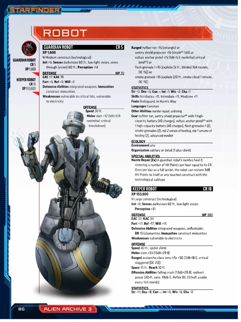 Guardian Robot CR5 | PDF