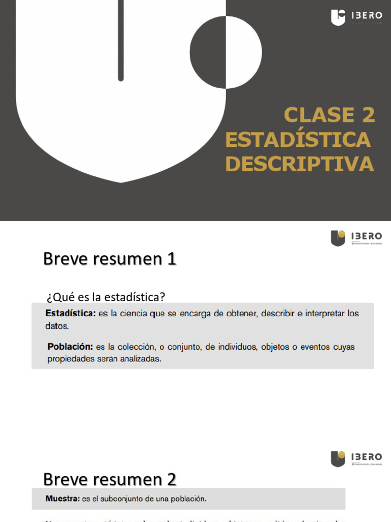 Clase 1-2 Estadísitica Descriptiva - Tablas y Gráficas en Excel | PDF