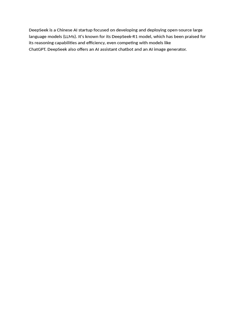 DeepSeek Is | PDF