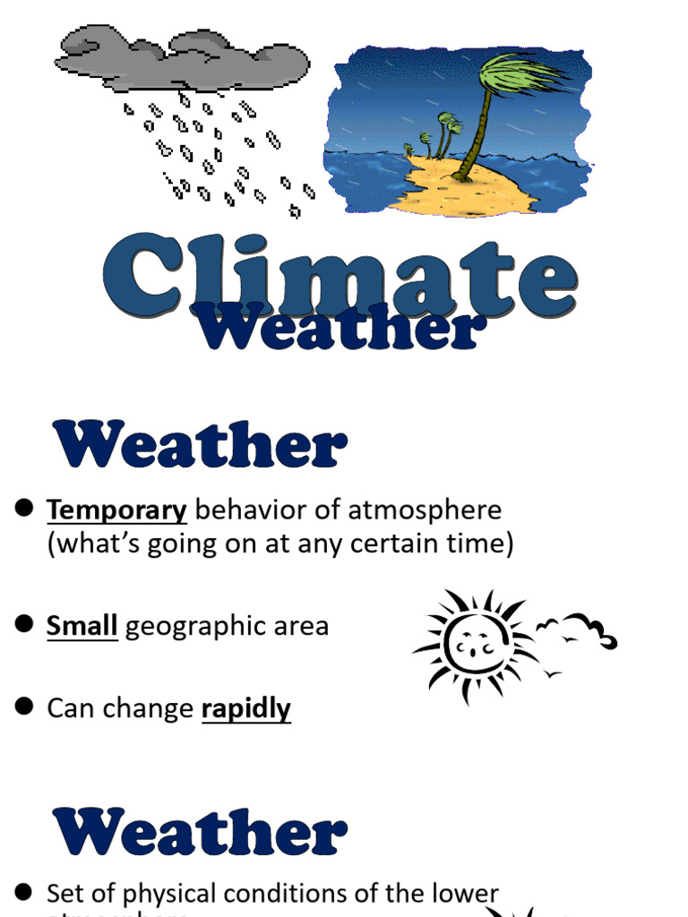 Understanding Weather and Climate | PDF