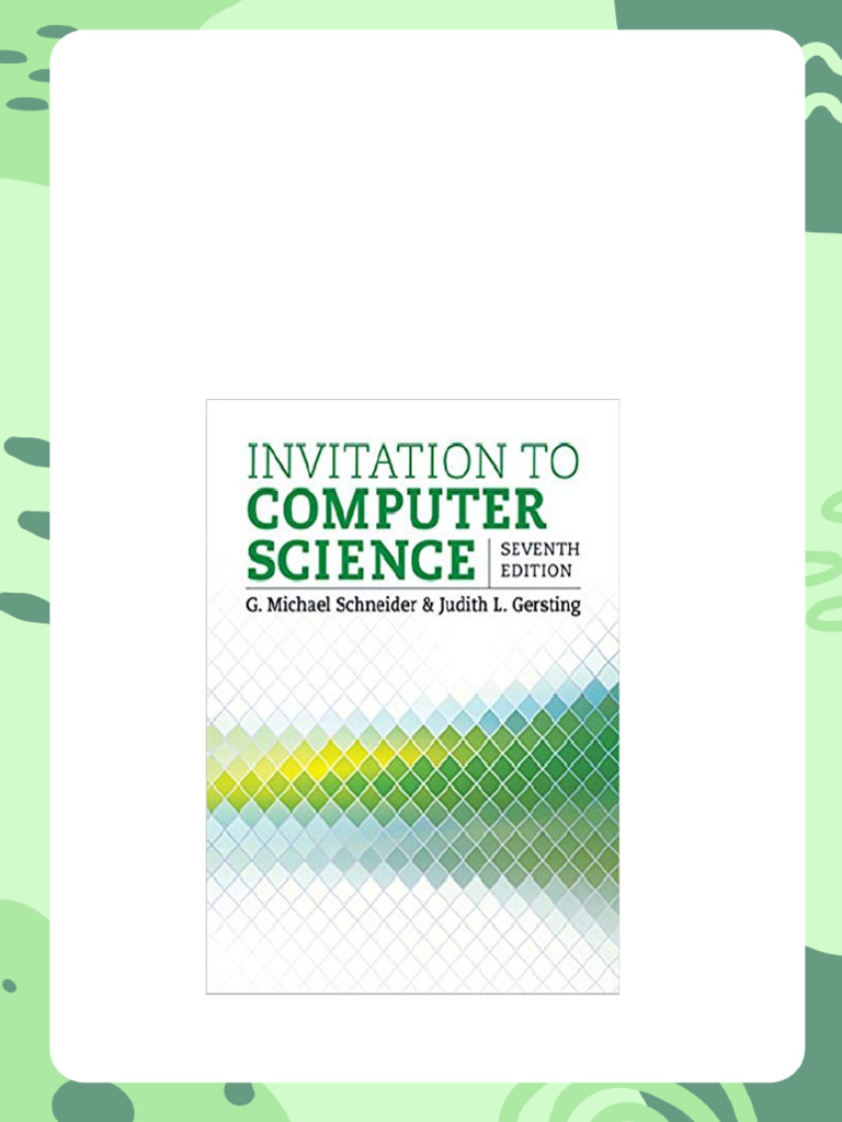 (Ebook PDF) Invitation To Computer Science 7th Edition Download | PDF